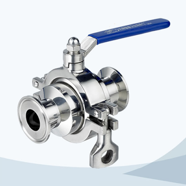 Stainless Steel Food Equipment Clamped Manual Non Retention Ball Valve ...