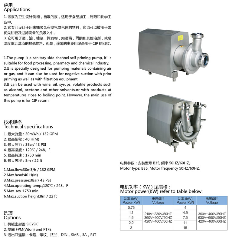Sanitary CIP self priming pump - JoNeng valves Co., Ltd