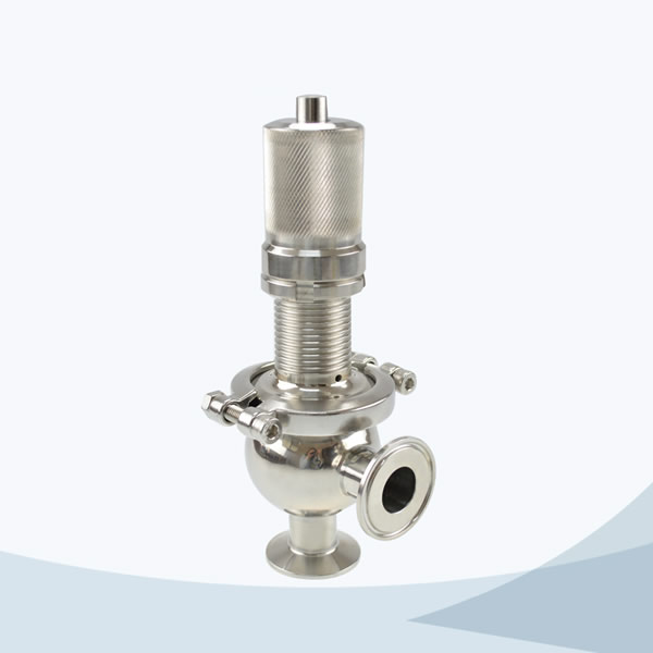 stainless steel hygienic grade ball type manual pressure relief valve ...