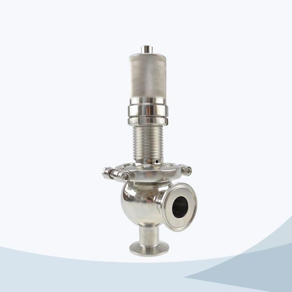 stainless steel hygienic grade ball type manual pressure relief valve ...