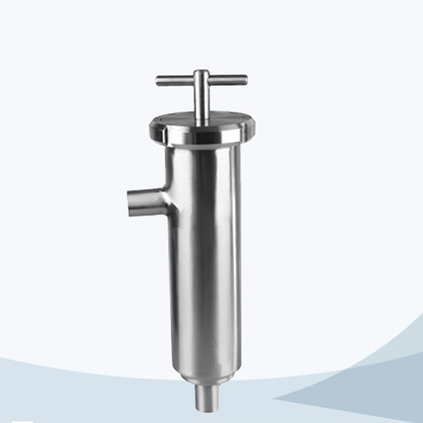 stainless steel hygienic welded angle type strainer - JoNeng valves Co ...