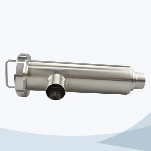 stainless steel hygienic welded angle type strainer - JoNeng valves Co ...