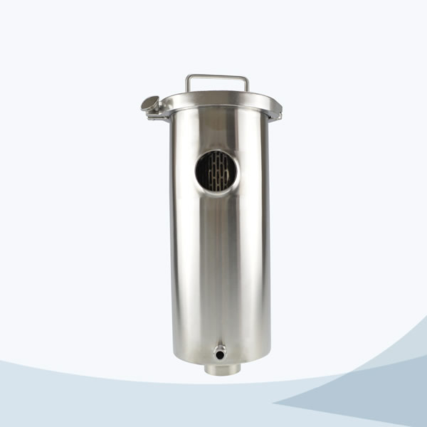 stainless steel hygienic welded angle type strainer - JoNeng valves Co ...