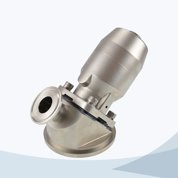 stainless steel food grade pneumatic tank bottom diaphragm valve ...