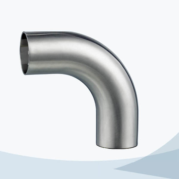 stainless steel sanitary grade 2WCL butt weld short 90D elbow - JoNeng valves Co., Ltd